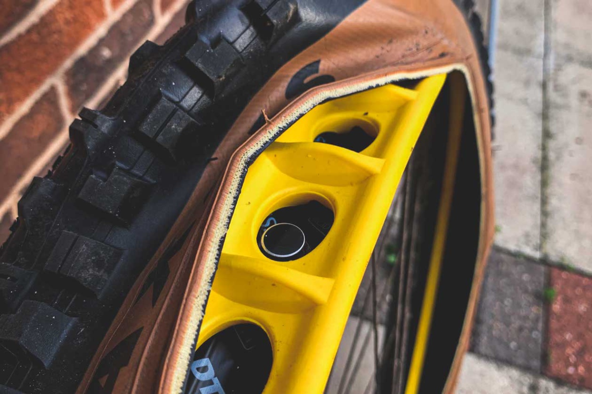 Review: Rockstop Mountain Bike Tire Inserts - The Loam Wolf